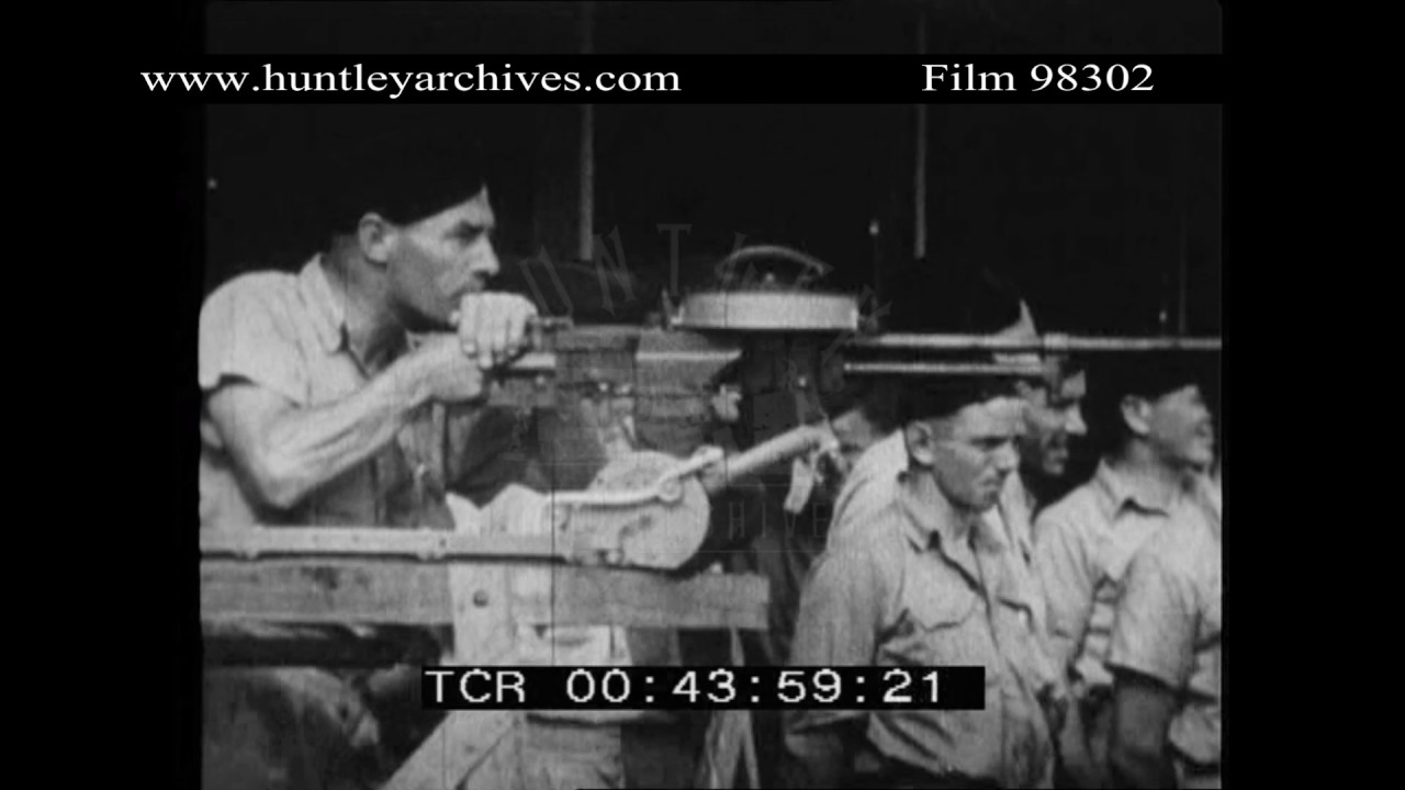 World War Two Gunnery Training. Archive film 98302 - YouTube