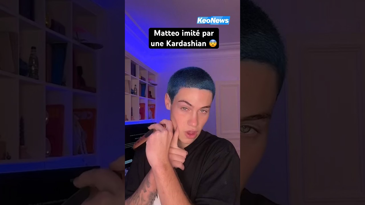 CE TIKTOKEUR MATTEO EST IMITÉ PAR UNE KARDASHIAN GRÂCE À SON TIKTOK 😨 # ...