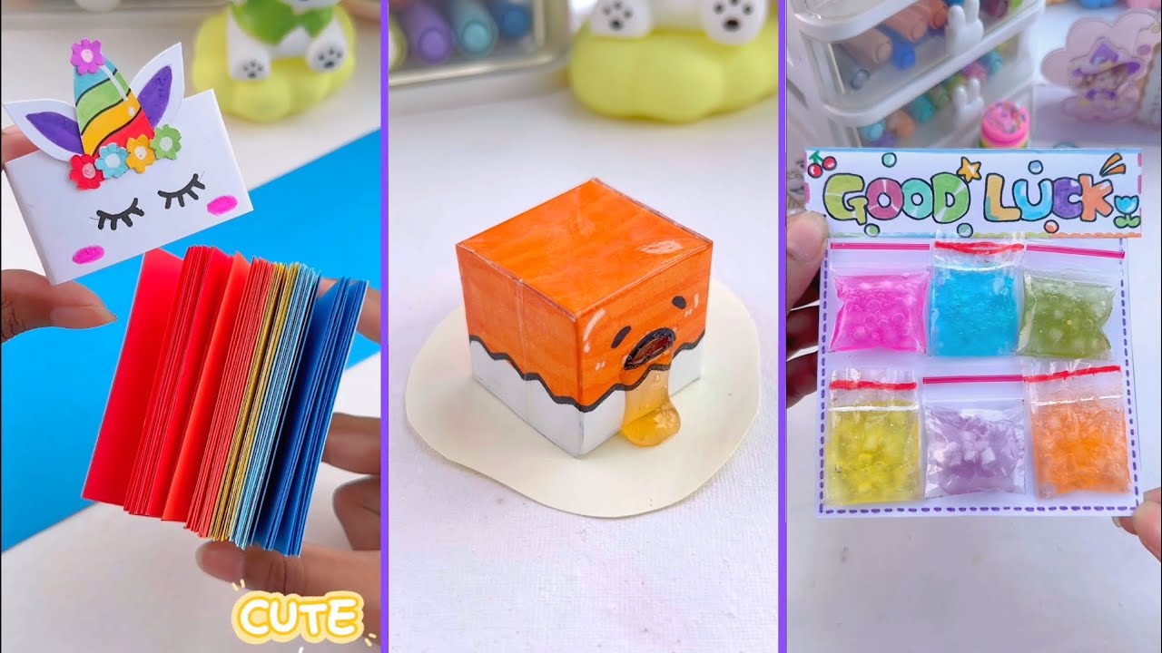 DIY Miniature Crafts Idea / Easy Craft Ideas / school hacks / mini ...