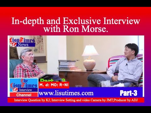In-depth and Exclusive Interview with Ron Morse. PART-3 - YouTube