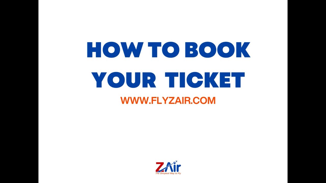 How to book your ticket online - YouTube