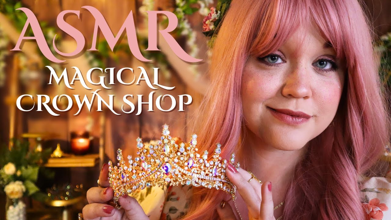 ASMR Magical Crown Shop 👑 Soft-Spoken Fantasy Roleplay for Rest ...