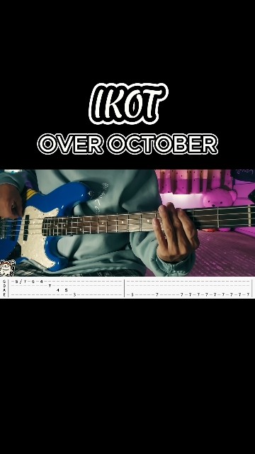 Learn to play ikot by over october on bass! #ikotbasstabs - YouTube