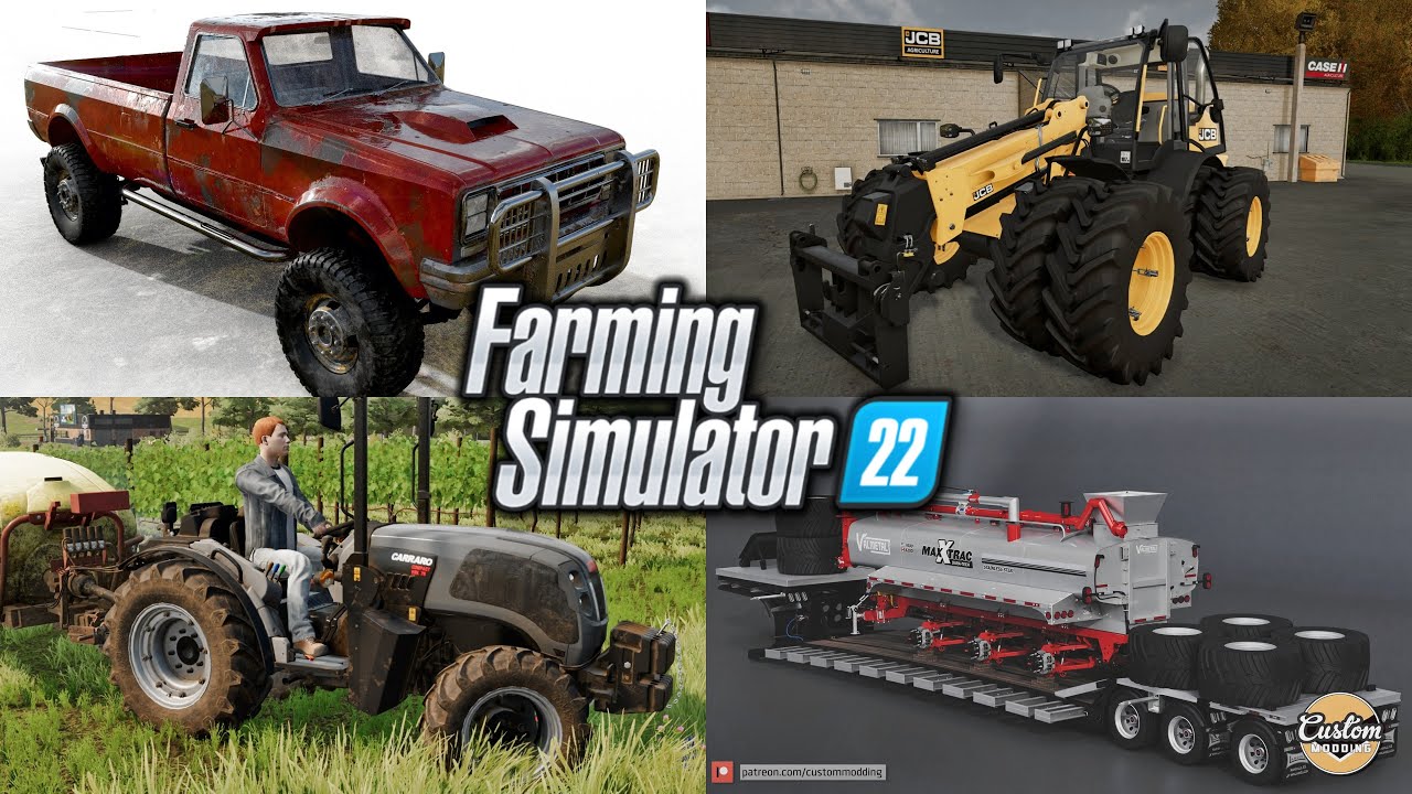 Farm Sim News - TLX1982, JCB TM420S, Valmetal Mods, & More! - YouTube