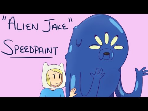 Adventure Time || Alien Jake [Speedpaint] - YouTube