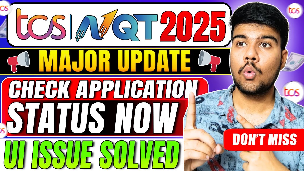 🔍 TCS NextPortal Update: Application Status Changed for Many? - YouTube
