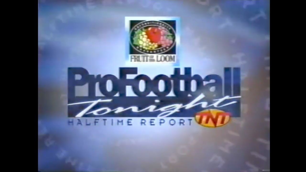 NFL/TNT: Fruit of the Loom Pro Football Tonight Halftime Report (1995 ...