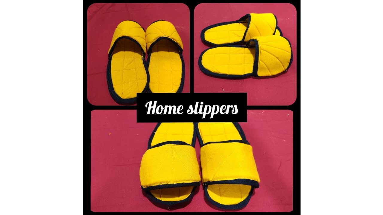 How to make homemade slippers! - YouTube