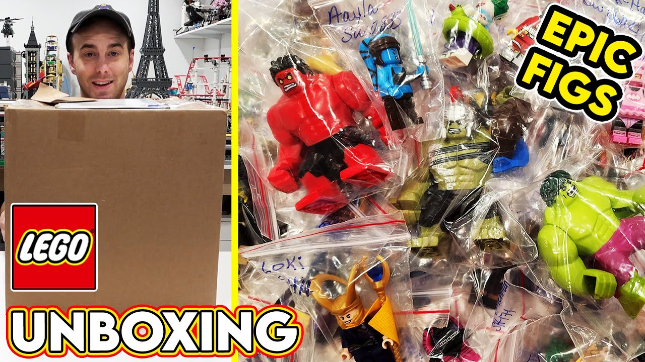Awesome LEGO Minifigures & a BIG Box of Sets - YouTube