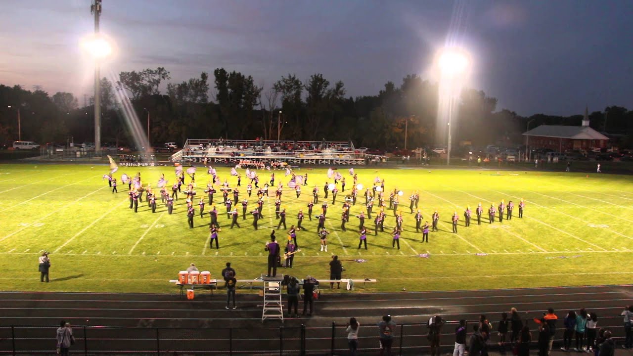 Thornton Fractional North High School Marching Band 2014 2nd Game - YouTube
