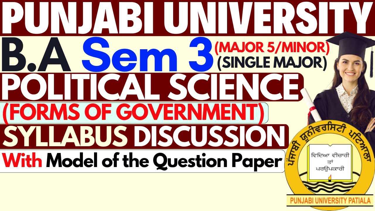 Forms of the Government | Major 5 Political Science Sem 3 | BA Sem 3 ...