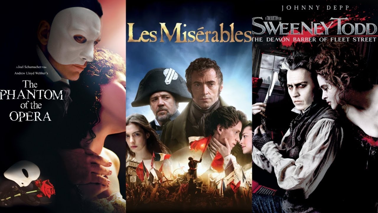 Triple Feature: Les Misérables/The Phantom of the Opera/ Sweeney Todd ...