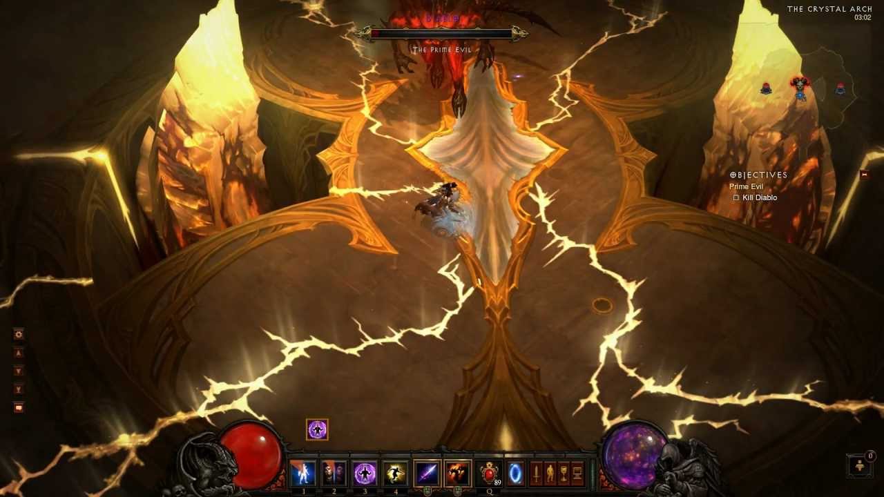 Diablo III - Insane Wizard kills Diablo on Inferno with 4k DPS only ...