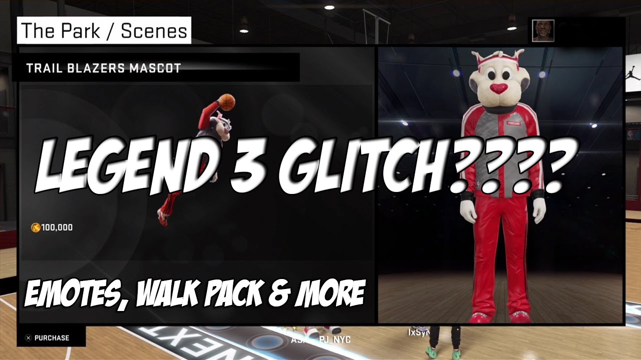 Legend 3 Glitch - All Walk Packs, Emotes, + More!!!!!! - YouTube