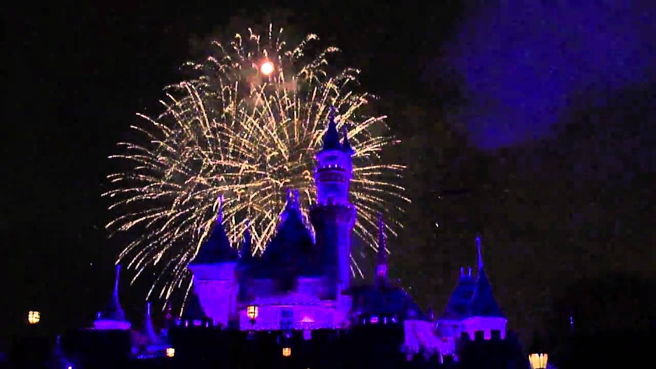 Disneyland Fireworks ... Ending!! 01/08/2011 - YouTube