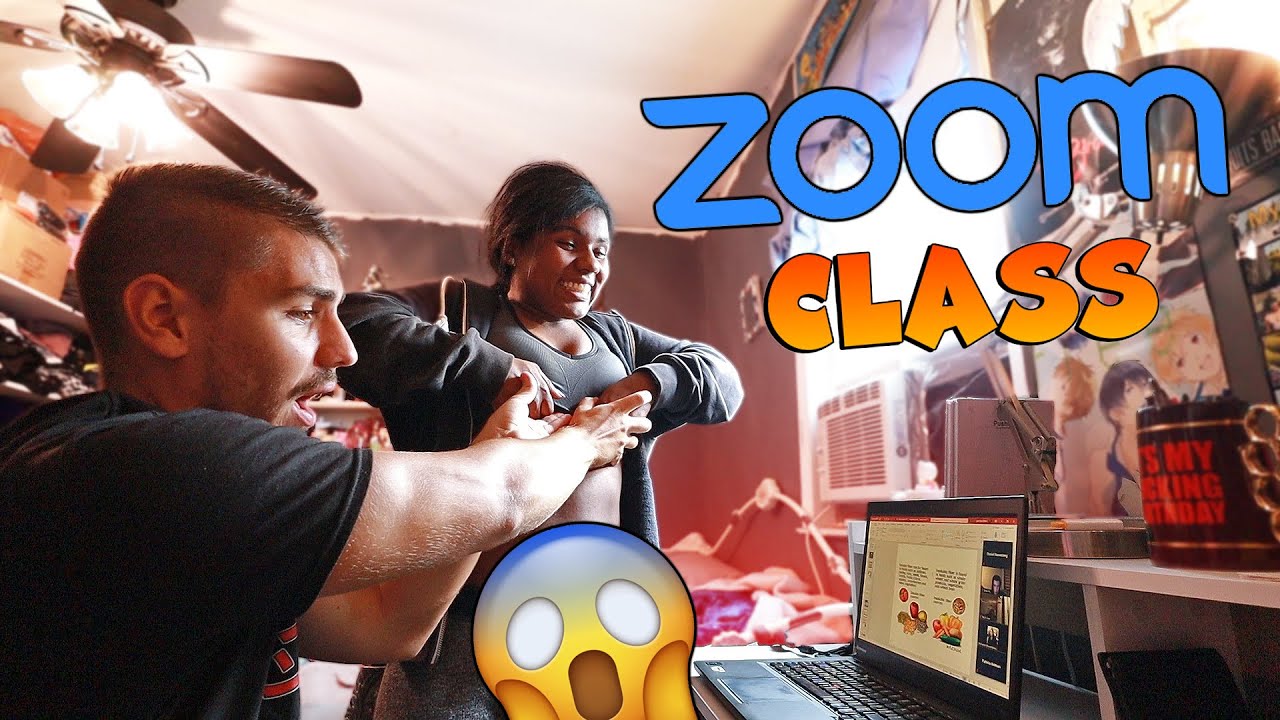 TROLLING MY BOYFRIEND DURING A ZOOM CLASS!!! - YouTube