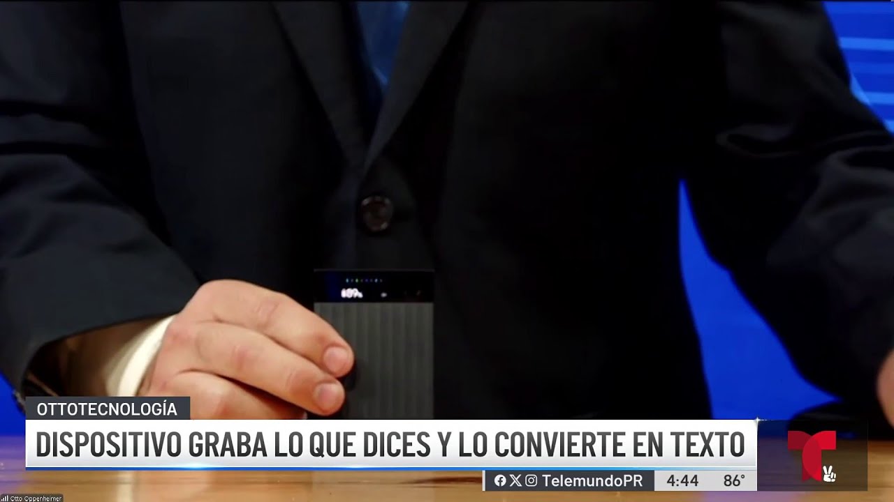 ¡Qué palo! Dispositivo graba y convierte en texto lo que dices - YouTube