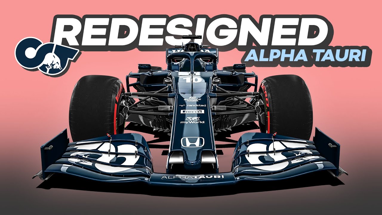 My REDESIGN of the 2021 Alpha Tauri Formula 1 Car - YouTube