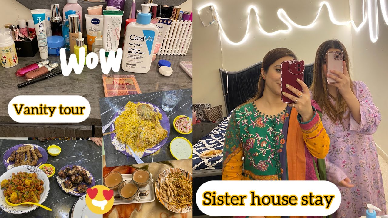 Beautiful sister ki beauty k raaz dekhty h😍[ sister vanity tour ] #vlog ...