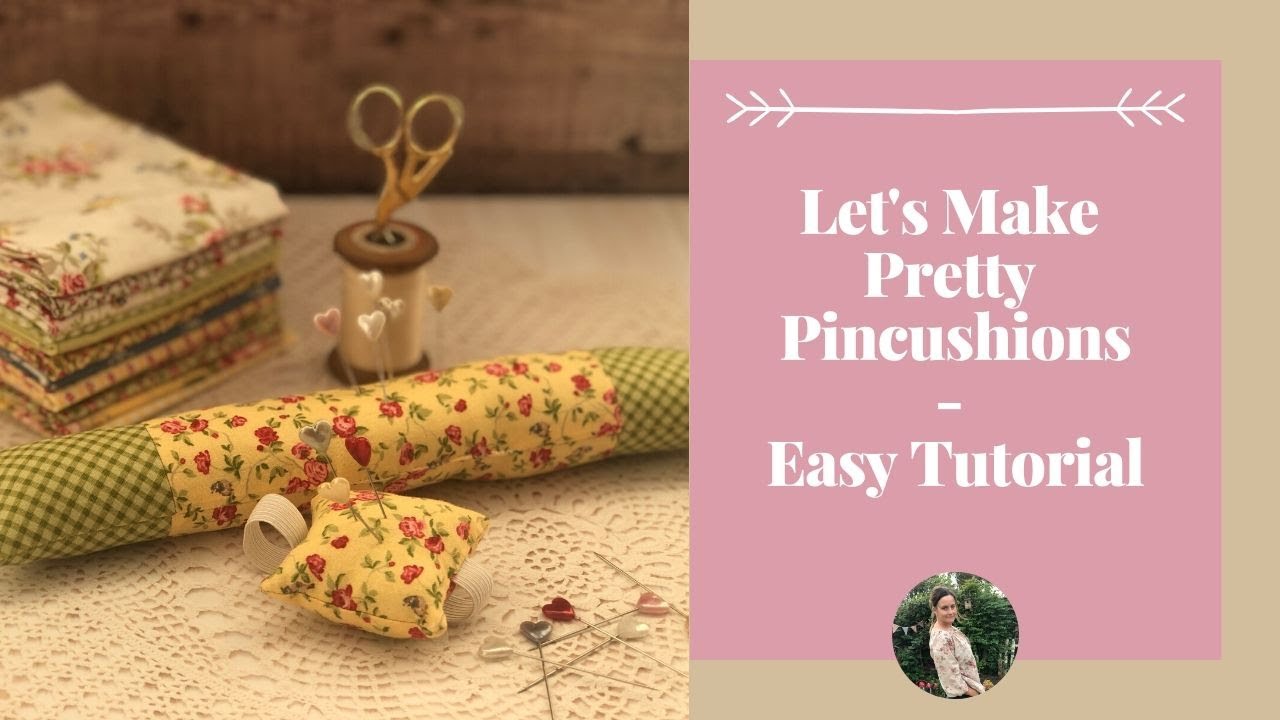 How To Make Pretty Pincushions - Sew With Me Easy Sewing Tutorial - YouTube