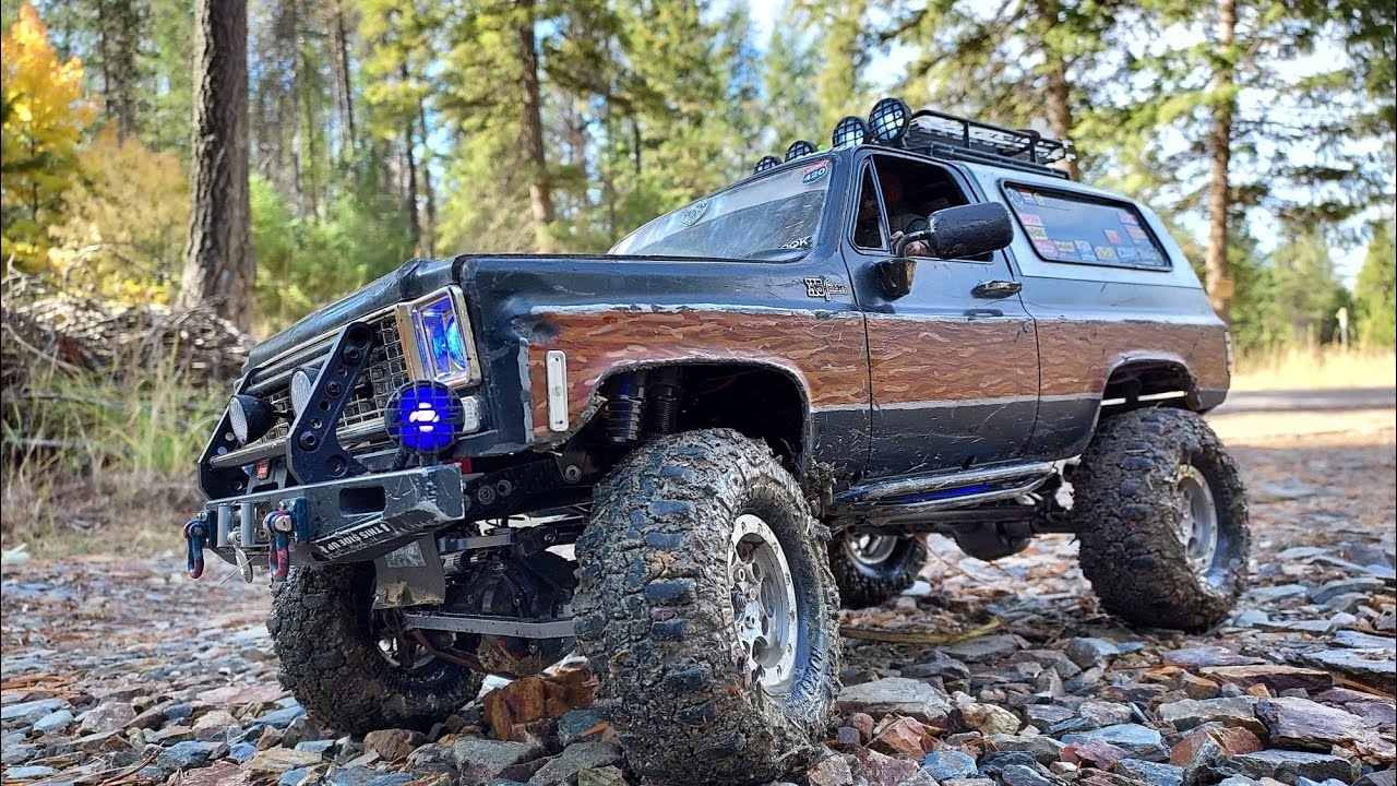 Wet October Trails - Scale Haven Custom Rc4wd Blazer build - YouTube