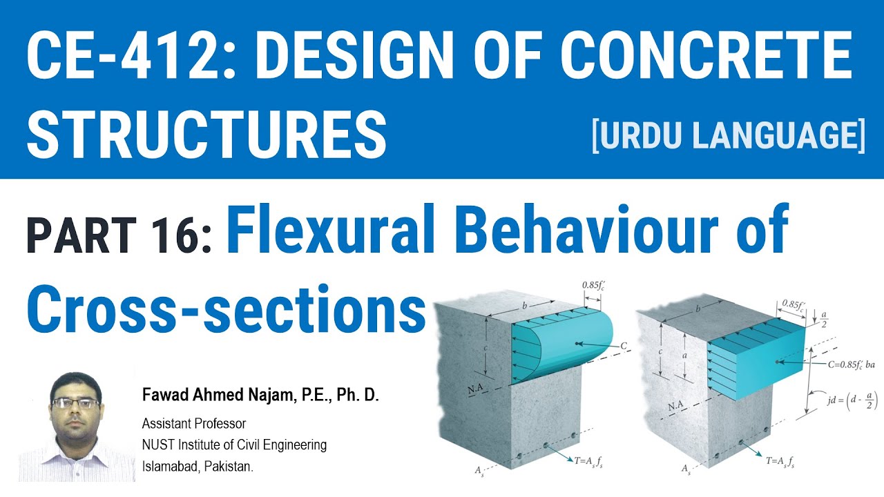 16 - Cross-sections - Behavior in Flexure (Beams) - YouTube