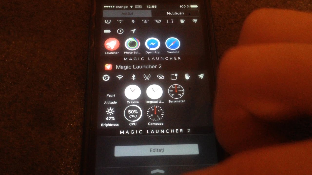 How to customize your iPhone Launcher interface on any iOS - YouTube