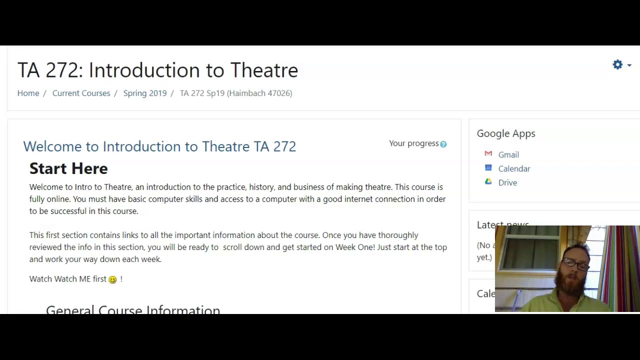 Intro to Theatre Course Intro Vid - YouTube