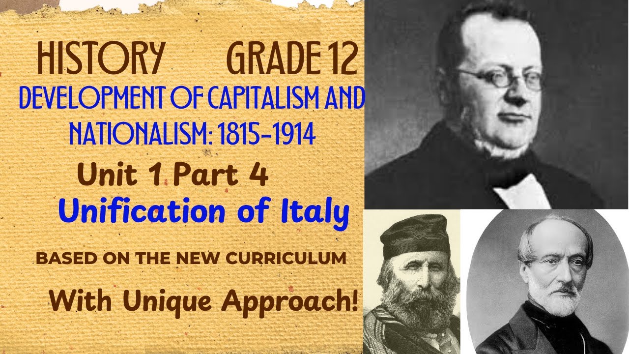 History Grade 12 Unit 1 Development of Capitalism & Nationalism1815 ...