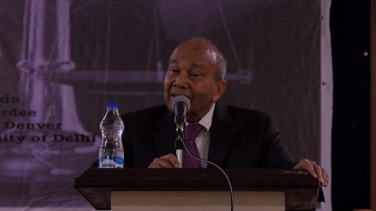 Lecture -Prof. Ved P. Nanda, Honorary Professor, Faculty of Law - YouTube