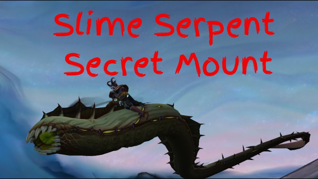 How to get Secret Slime Serpent 🔥 Guide 🤫 Mount Shadowlands - YouTube