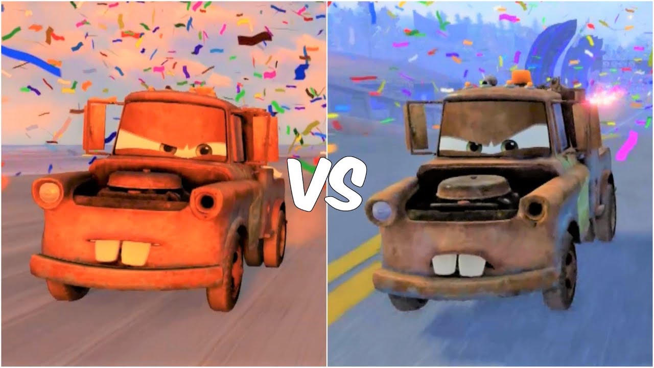 Cars 3: Driven to Win Mater vs Mater - YouTube
