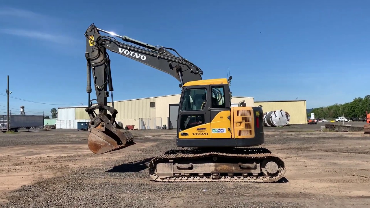 2011 Volvo ECR145CL Hydraulic Excavator at Auction Tomorrow! - YouTube
