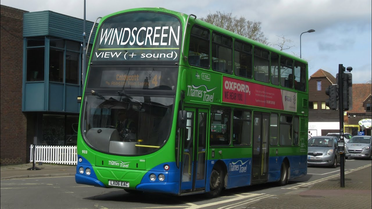 Route Visual + Bus Sounds / Thames Travel 41 (Abingdon Circuit) - YouTube