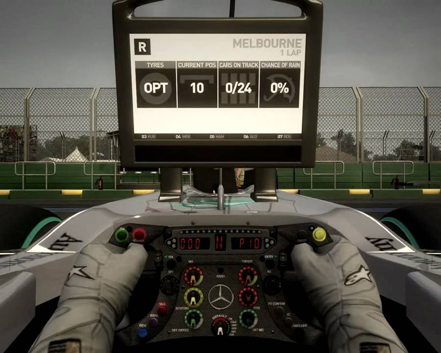 F1 2010 gameplay on 4870, 1280x1024, 8xAA, ultra - YouTube