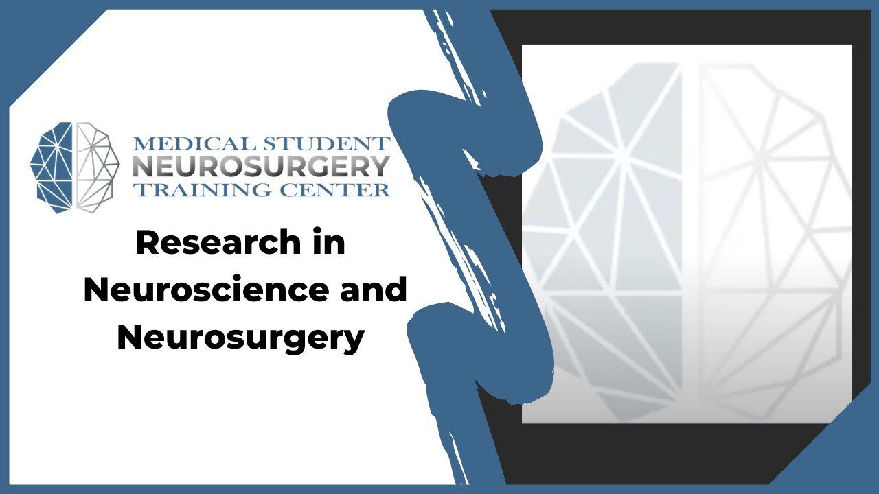 Research in Neuroscience and Neurosurgery - YouTube