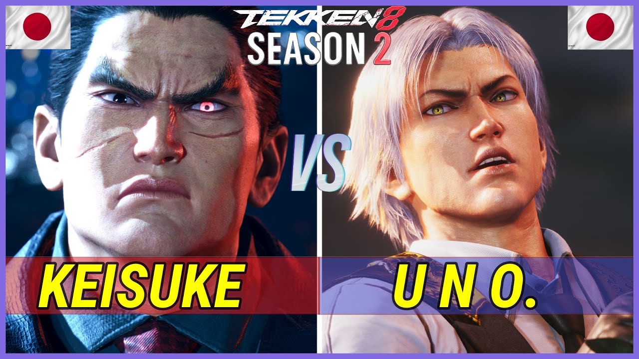Tekken 8 (Ver.2.02) | Keisuke (Kazuya) vs UNO (Lee) Ranked Matches ...