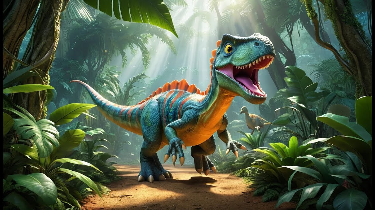 Row Row Your Dinosaur | Fun Dinosaur Song for Kids | Sing and Play ...