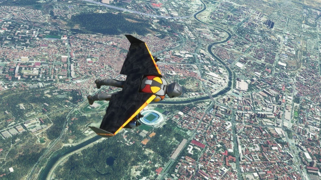 Skopje North Macedonia by Jet Pack | Virtual City Explorer Flight | JW1 ...
