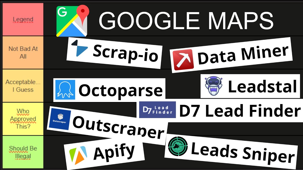 The Worst Google Maps Scraper - YouTube