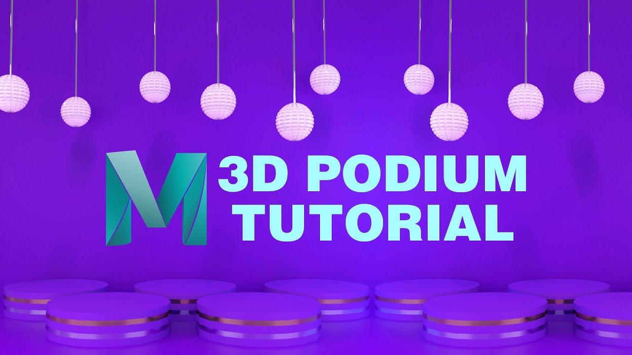 How to create 3d Background for cosmetic product in Maya | Maya ...