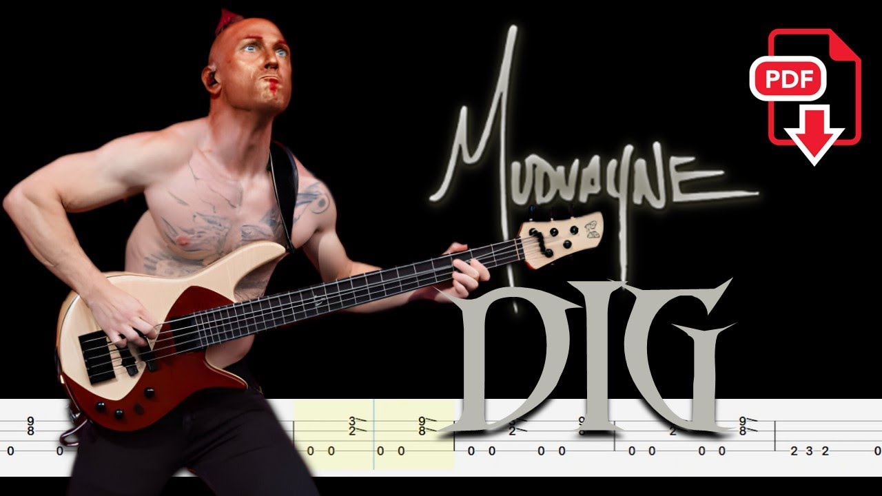 Mudvayne - Dig (🔴Bass Tabs | Notation) @ChamisBass #mudvaynebasstabs # ...