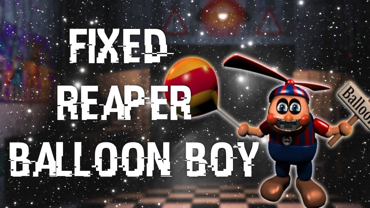 [FNAF | Speed Edit] Making Fixed Reaper Balloon Boy (Final Nights 3) - YouTube