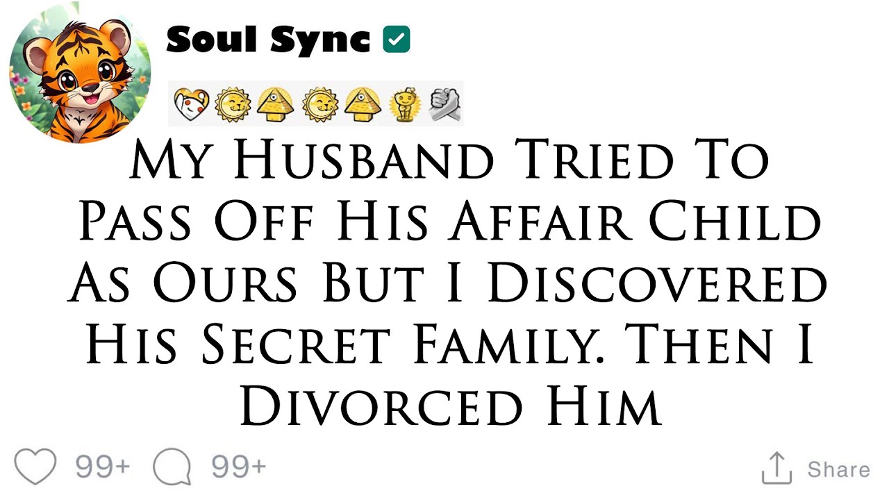 My husband attempted to claim his child from an affair as ours, but I ...
