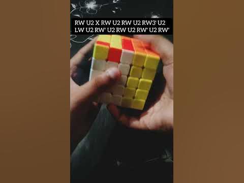 How to solve the parity of 5x5 Rubik's cube - YouTube