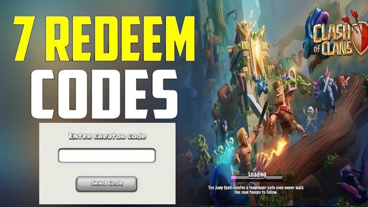 🔥🔥 CLASH OF CLANS GAME CODES UPDATE 2024! CLASH OF CLANS GIFT CODES ...