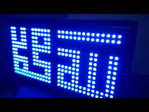 LED Clock Prayer Times Jam Waktu Sholat JWS NodeMCU ESP8266 P10 DMD ...