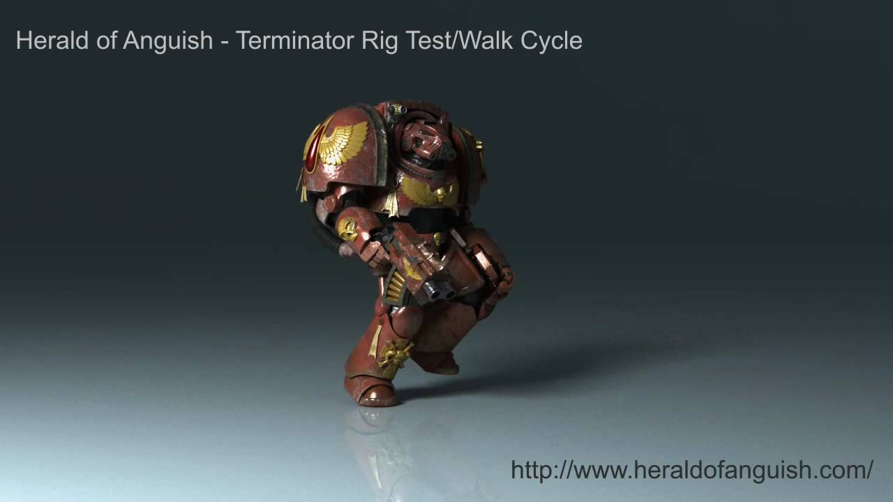 Herald of Anguish Terminator - Rig & Animation Test - YouTube