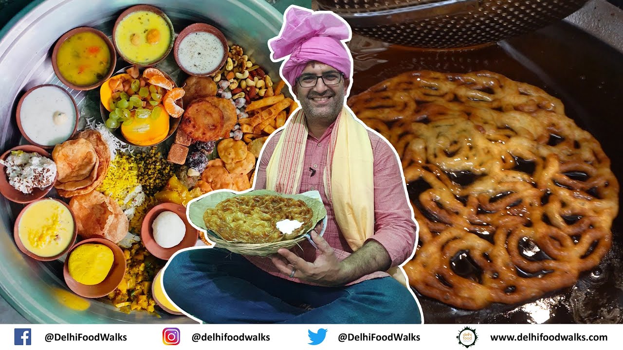 HUGE 56 Bhog Braj ke Holi Ki Thaal I Unseen आलू की जलेबी I Holi ...