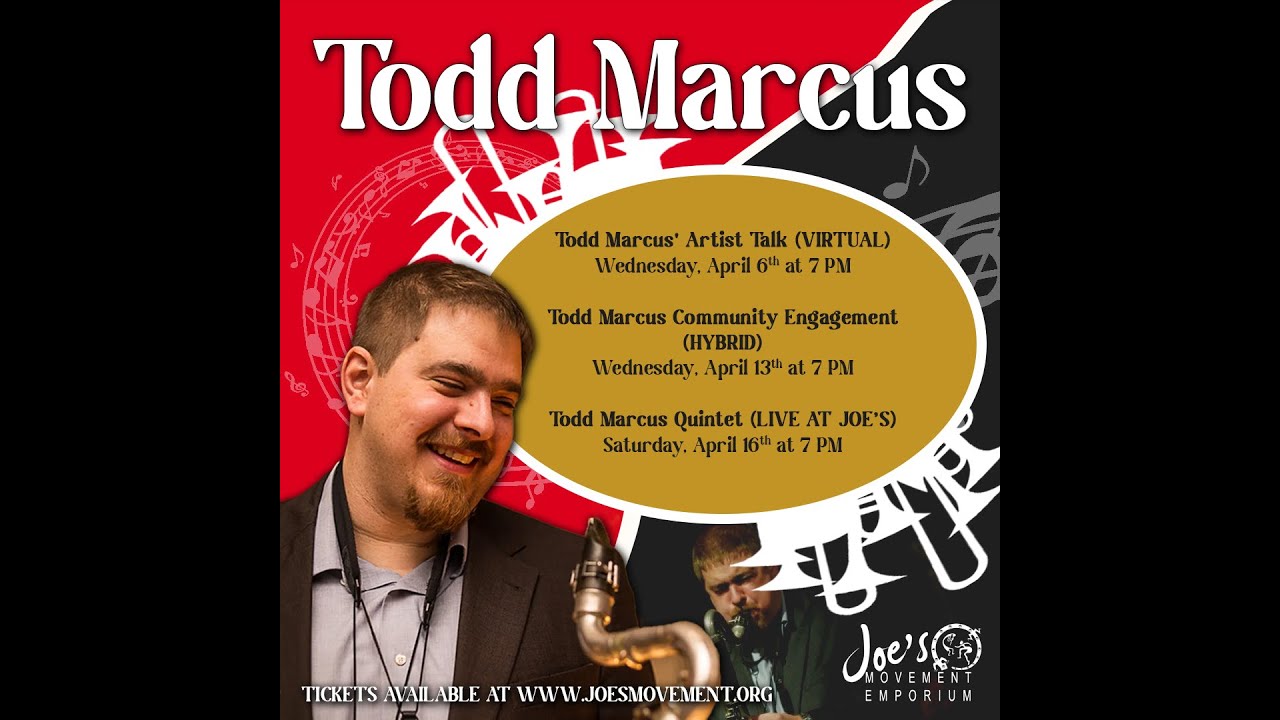 On Stage at Joe's presents: Todd Marcus' Artist Talk - YouTube